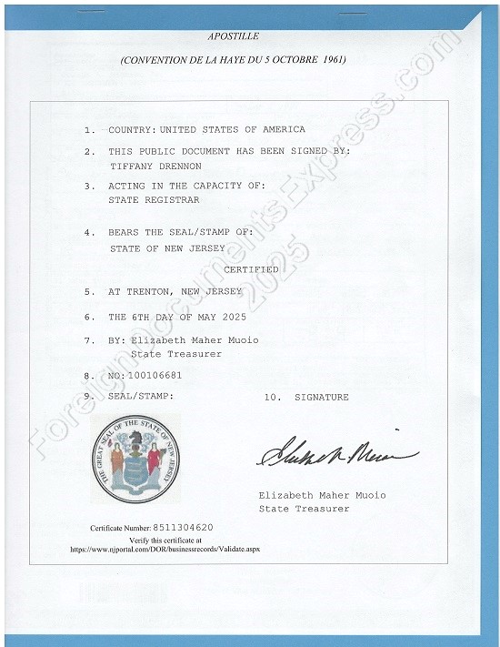 U.S. birth certificate apostille - U.S. Apostille Services