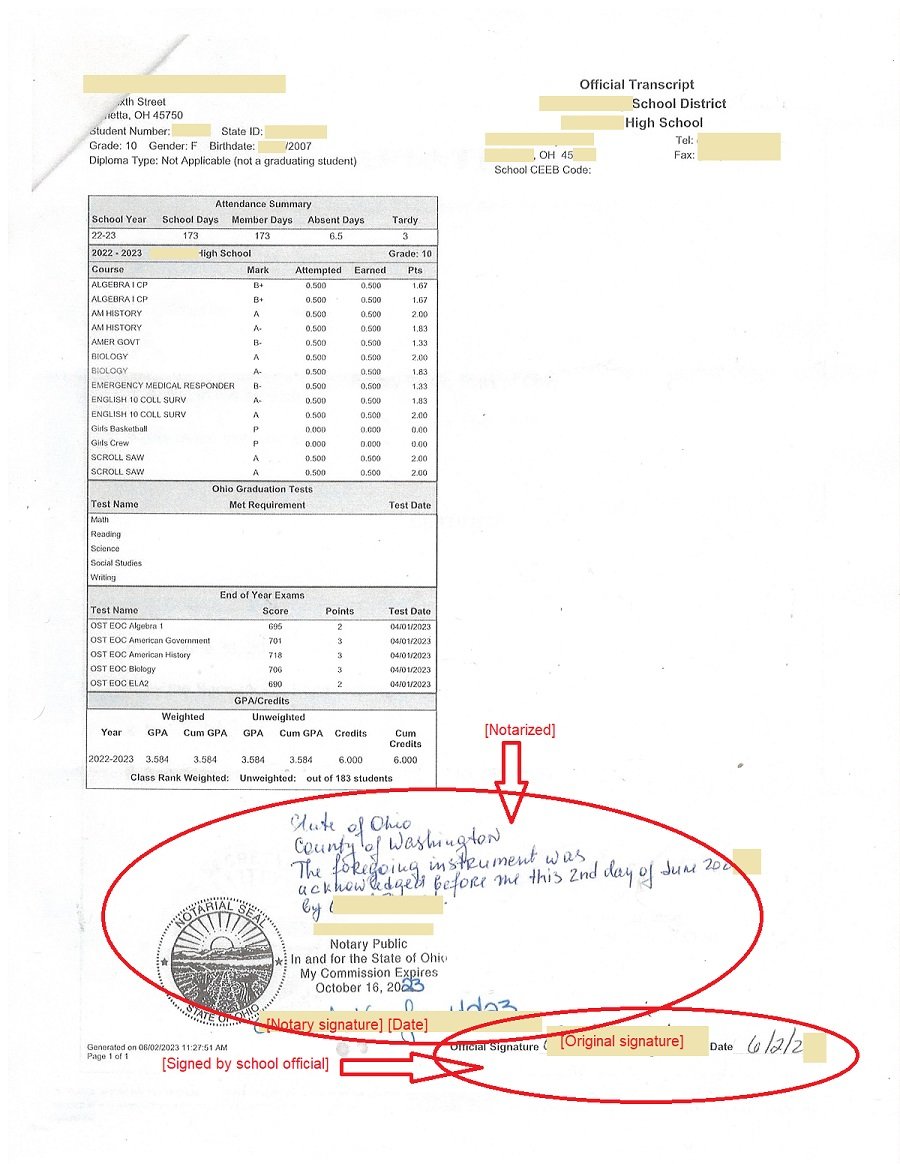 Ohio transcript apostille requirements - U.S. Apostille Services